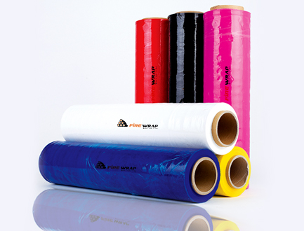 Color Stretch - Fire tape & Stretch film wrap